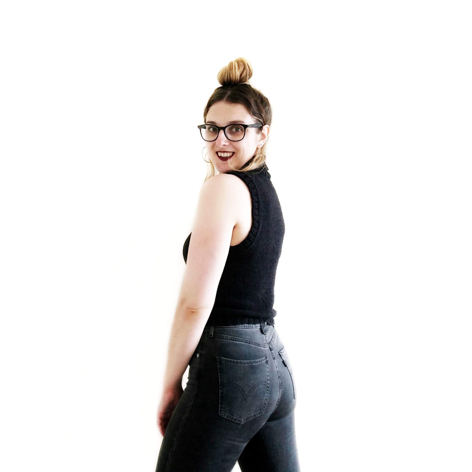 ROLL NECK VEST KNITTING PATTERN by KNITS PLEASE – Knits Please
