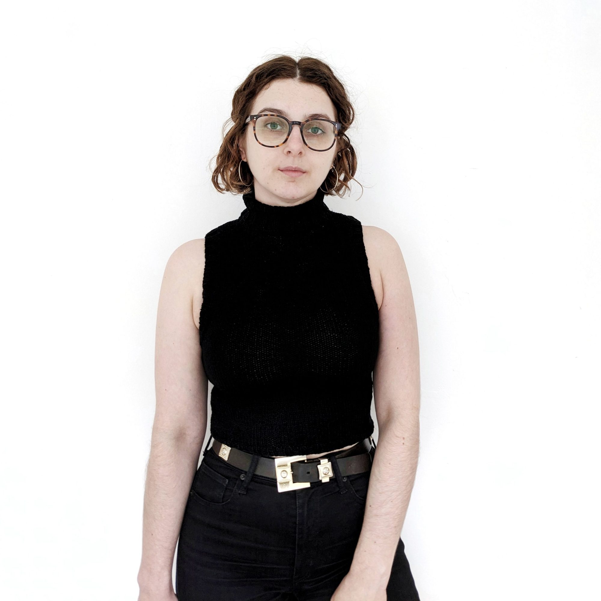 ROLL NECK VEST KNITTING PATTERN by KNITS PLEASE – Knits Please